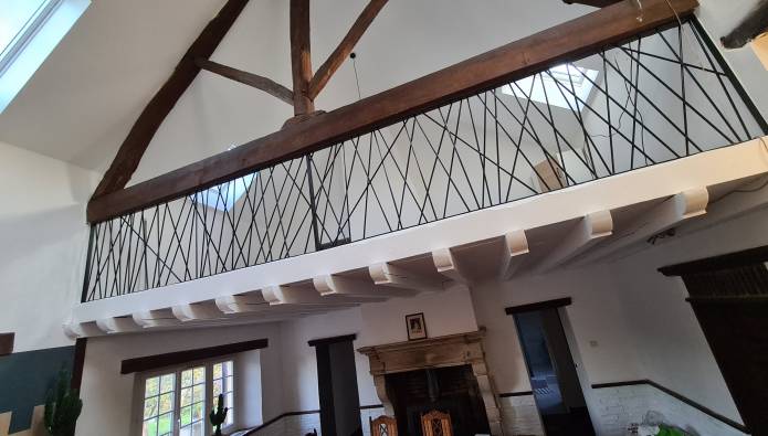 Création de balustrades pour deux mezzanines à Chaumot (89500) - La ...