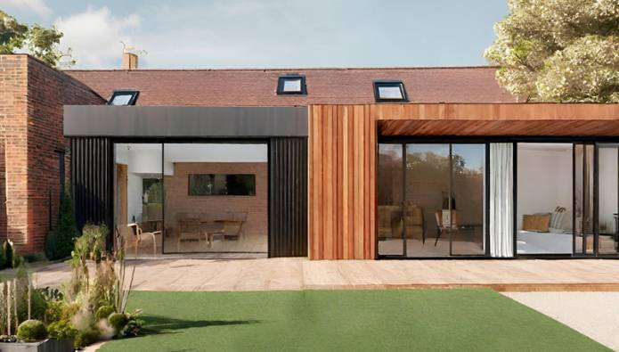 Extension de maison contemporaine : l'art de mélanger l’ancien et le ...